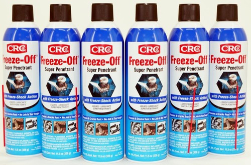 6 Pack CRC 05002 Freeze Off Super Penetrant Rust Remover 11.5 Oz | eBay