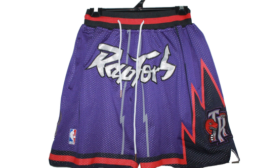 NBA Toronto Raptors Basketball Shorts Size Small 1998-1999 Just Don ...