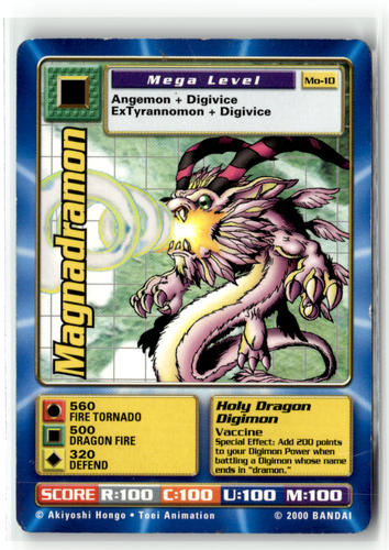 Digimon Digi Battle - Magnadramon Mo-10 - Movie Promo | eBay