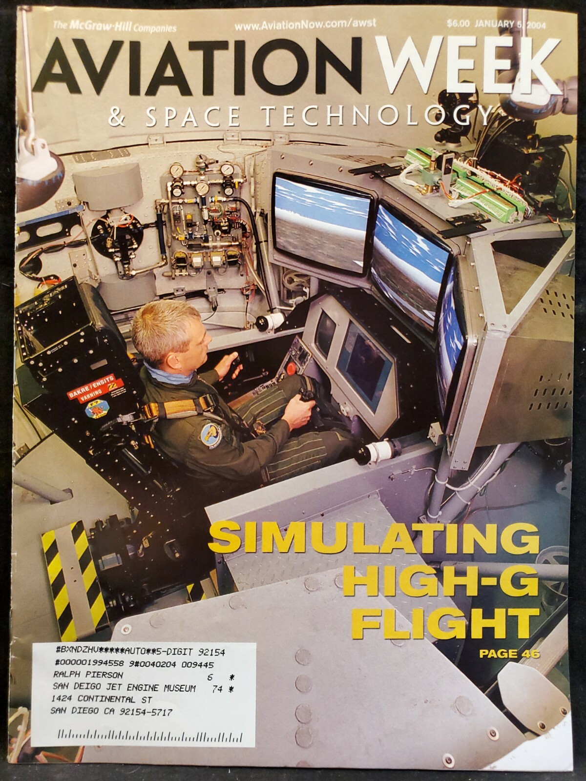 Aviation Week & Space Technology Magazine January 5 2004 | eBay
