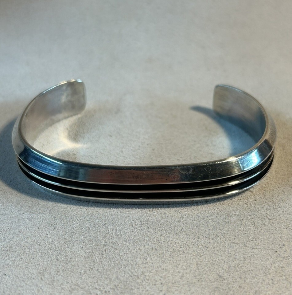 VTG TOM HAWK Signed Navajo Sterling Silver Cuff Bracelet 6.5” | eBay