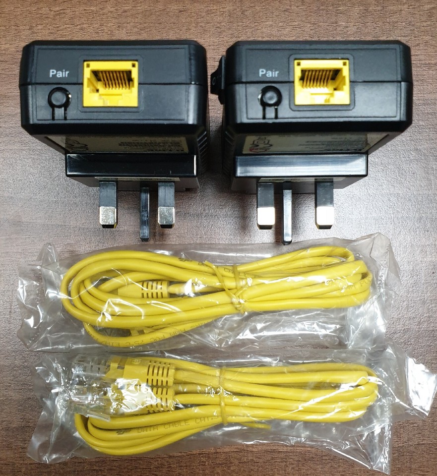 2 x D-Link TalkTalk DHP-300AV Powerline Adapters BT Sky, Virgin, EE ...