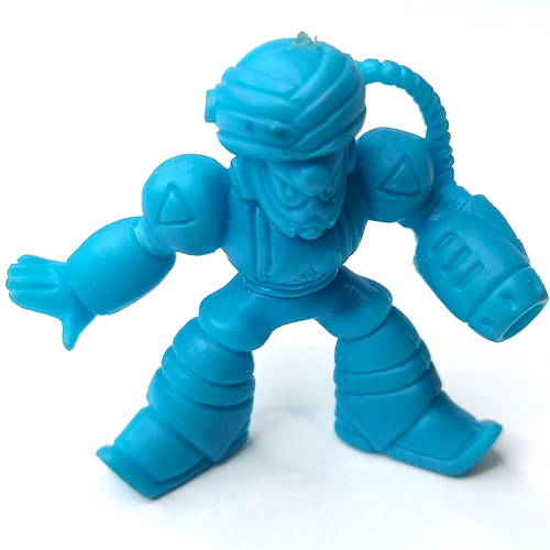 Mega Man Rockman 1.5" Flame Man Light Blue Rubber Keshi Mini Figure ...