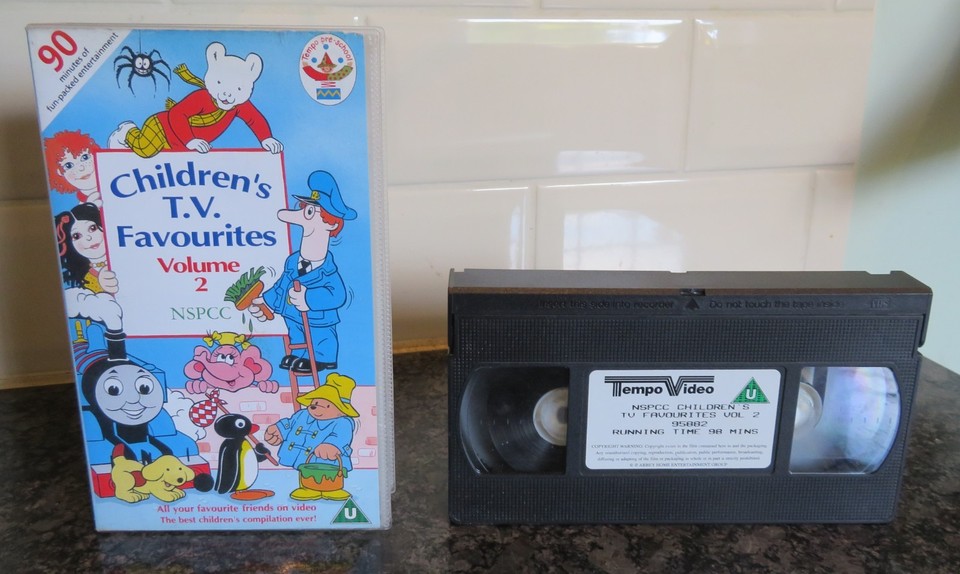 Children's T.V. Favourites Volume 2 NSPCC Vintage VHS Video Tape | eBay UK