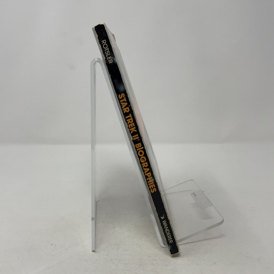 Star Trek II Biographies by William Rotsler PB First Thus Very Good ...