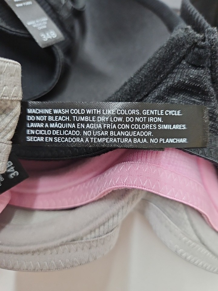 Steve Madden Gentle Lift Cup Bra Size 34B Multicolor 3pk New | eBay
