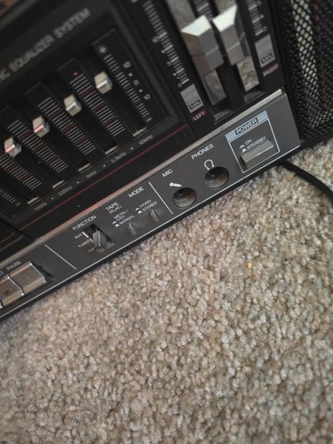 Vintage JVC PC-37 Portable Cassette Radio BoomBox | eBay