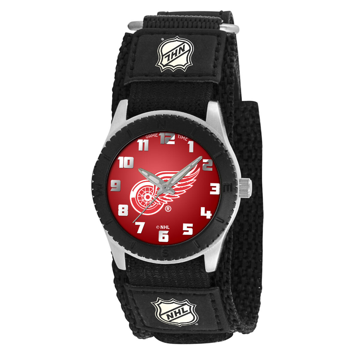 Detroit Red Wings Kids Rookie Watch Black Game Time NHL-ROB-DET Youth ...