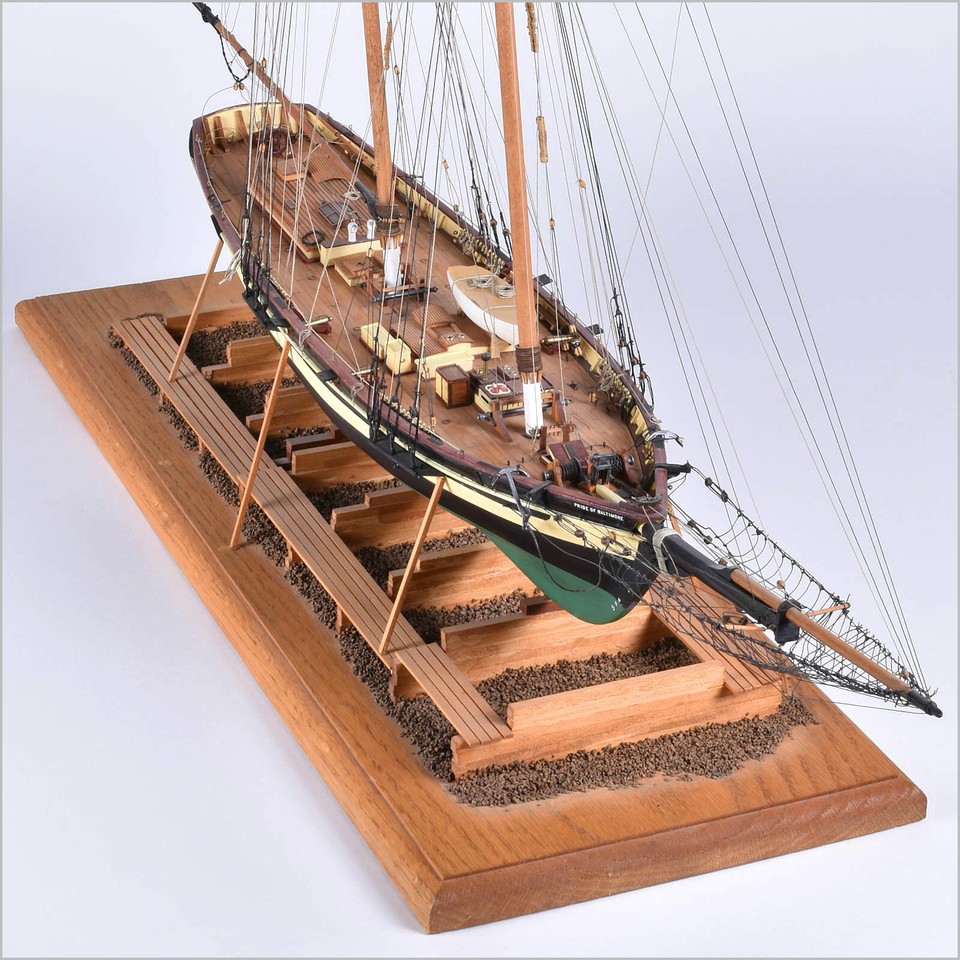 Model Shipways Pride Of Baltimore 2 1:64 Scale MS 2120 Wood Ship Model ...