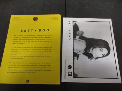 Betty Boo Press Kit | eBay
