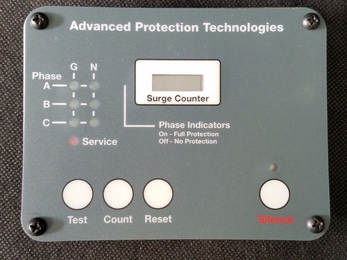 APT Advanced Protection Technologies Surge Counter Alarm Panel Monitor ...