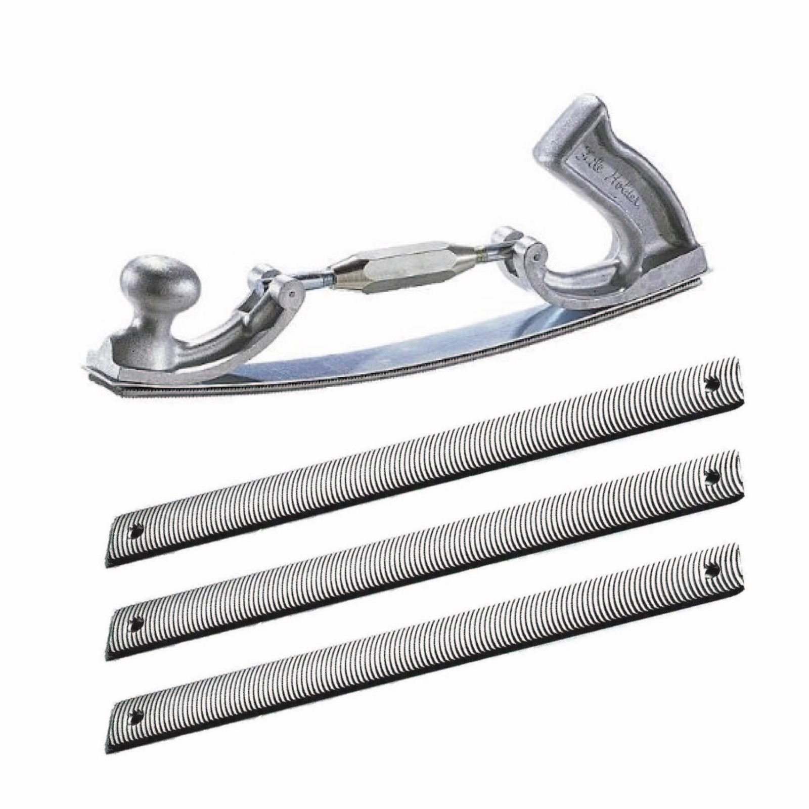 TSUBOSAN Curved Tooth Files Spare Blade and Holder 12" 300mm 255 japan ...