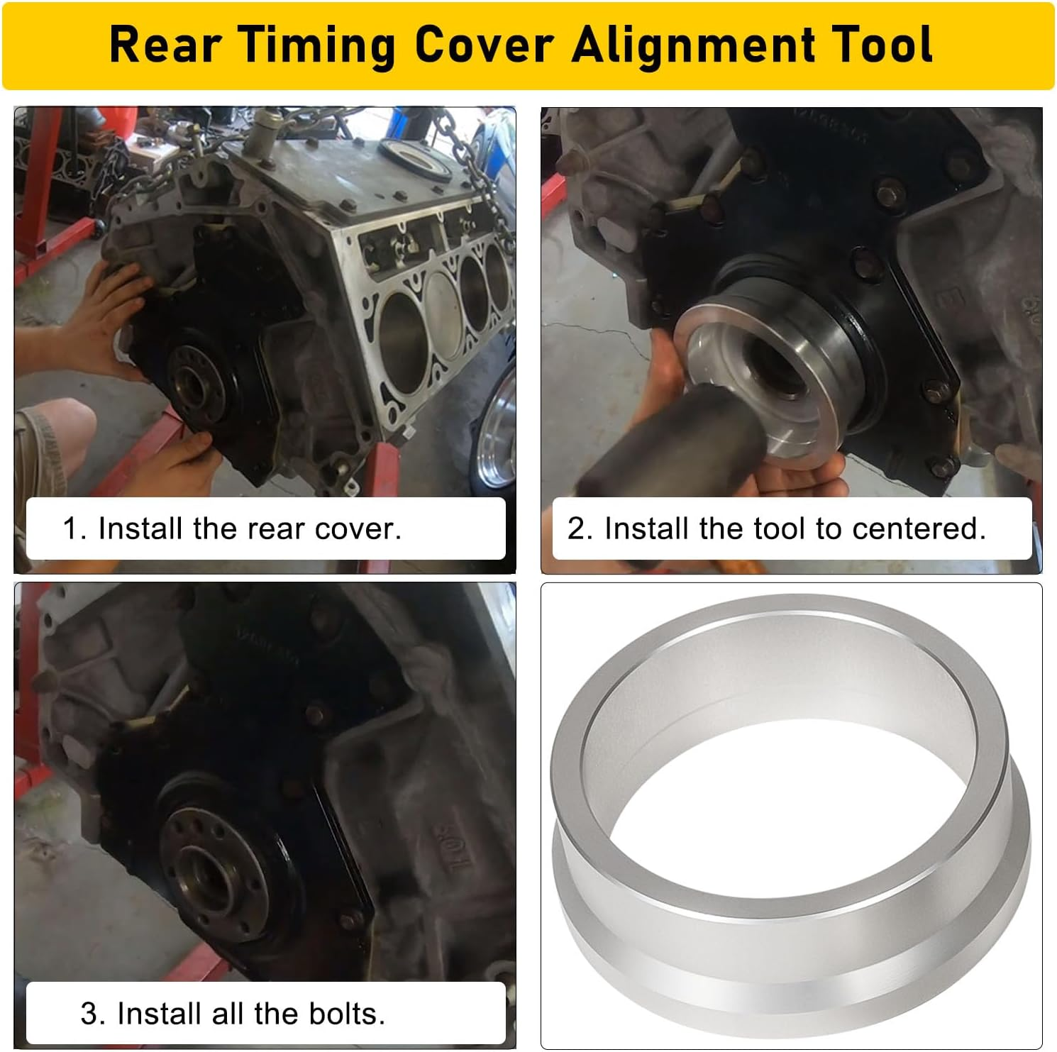 For LS Rear Main Seal Alignment Tool,Front Cover Alignment Tools & Oil ...