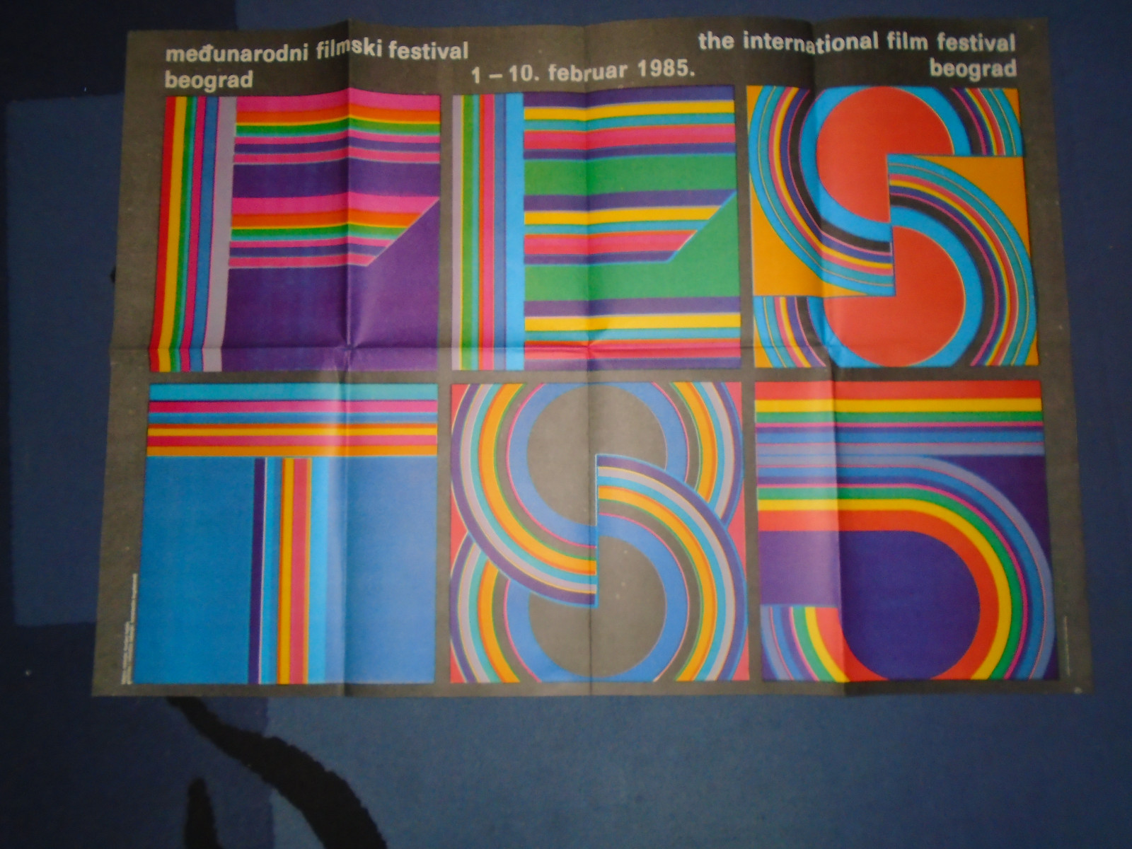 THE INTERNATIONAL FILM FESTIVAL BEOGRAD 1985 - EXYU POSTER [92] | eBay