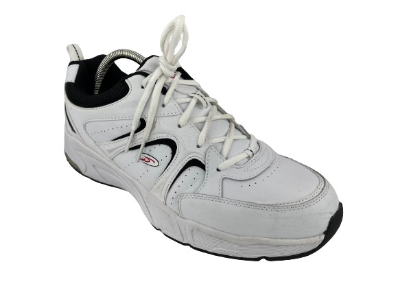 Dr. Scholl's Prodigy Mens White Lace Up Comfort Walki… - Gem