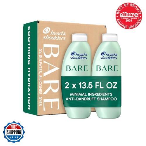 Head and Shoulders BARE Dandruff Shampoo Twin Pack, Soothing Hydration ...