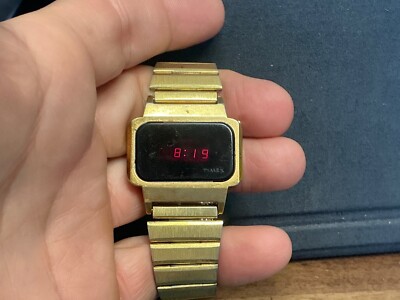 Rare Vintage 1970's TIMEX LED DIGITAL New Battery, Working | eBay