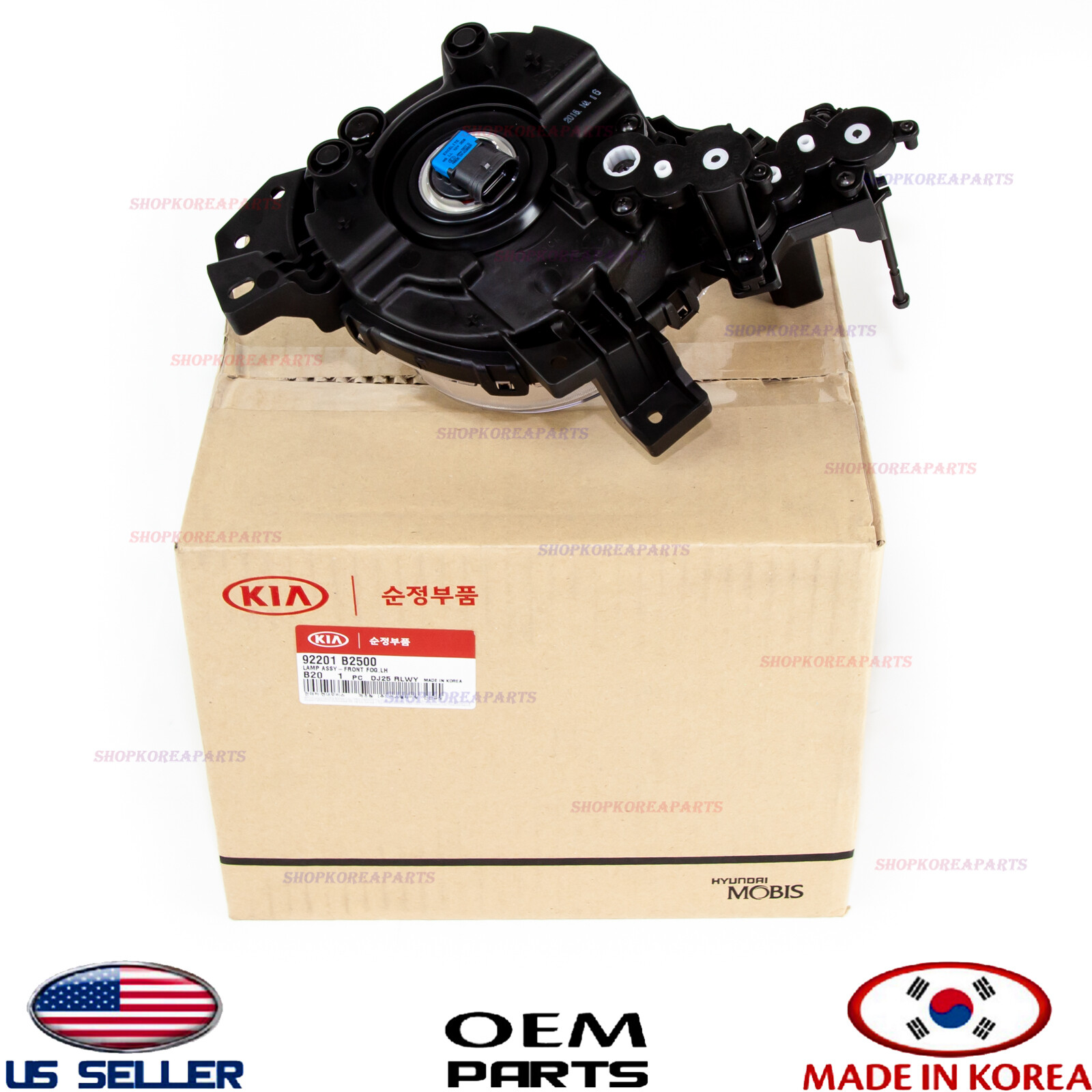 Genuine OEM Fog Light Lamp Left Driver Side 2017-2019 Kia Soul ...