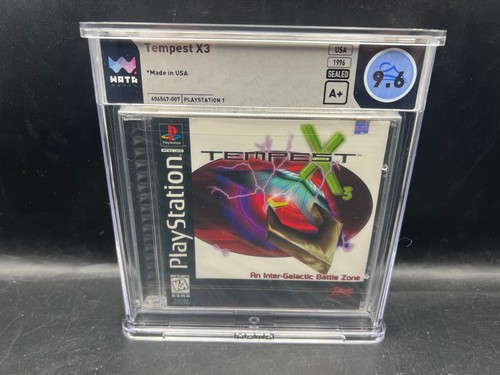 Tempest X3 An Inter-Galactic Battle Zone PS1 WATA 9.6 A+ FACTORY SEALED ...