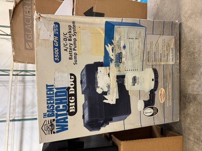 Basement Watchdog Big Dog 3500 GPH Backup Sump Pump with WiFi ...