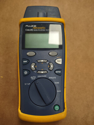 Fluke Networks CIQ-100 CableIQ Qualification Tester Physical Condition ...