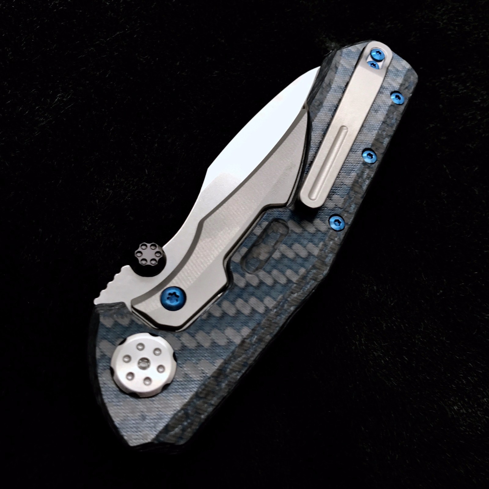 Blue Titanium [ Screw Set ] for Zero Tolerance 0850 Folder ZT0850 (NO ...
