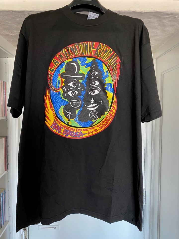 1995 vintage Absolut Vodka, Hervé di Rosa, black T-shirt, XL, Los ...