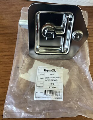 NEW Buyers Products L8855 Flush Mount T-Handle Latch Blind Studs, With ...