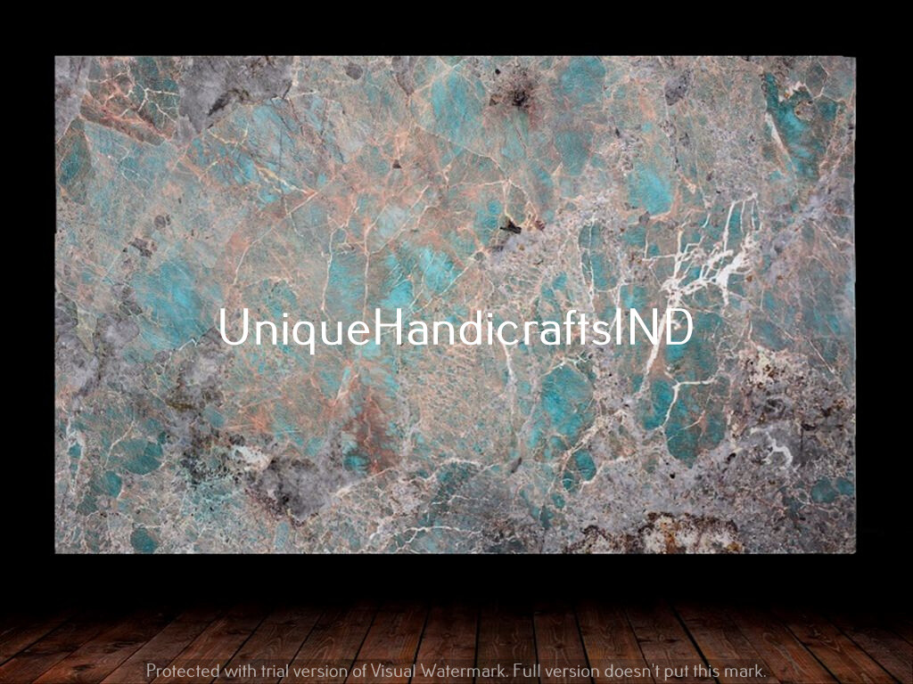 Amazonite Countertops, Kitchen Counter Top, Bathroom Vanity Top ...
