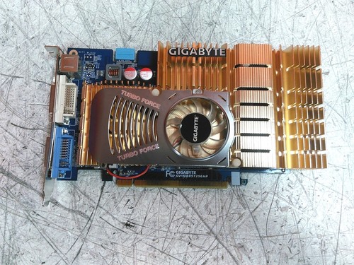 GigaByte GeForce 8500 GT GV-NX85T256HP DVI S-Video PCIe Video Graphics ...