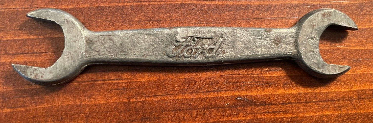 Antique Ford Script Open End Wrench T-1917 - M - 1 - 2 Model T Tool | eBay