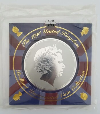 1998 The Royal Mint UK Annual 9 Coin Set Collection Brilliant ...