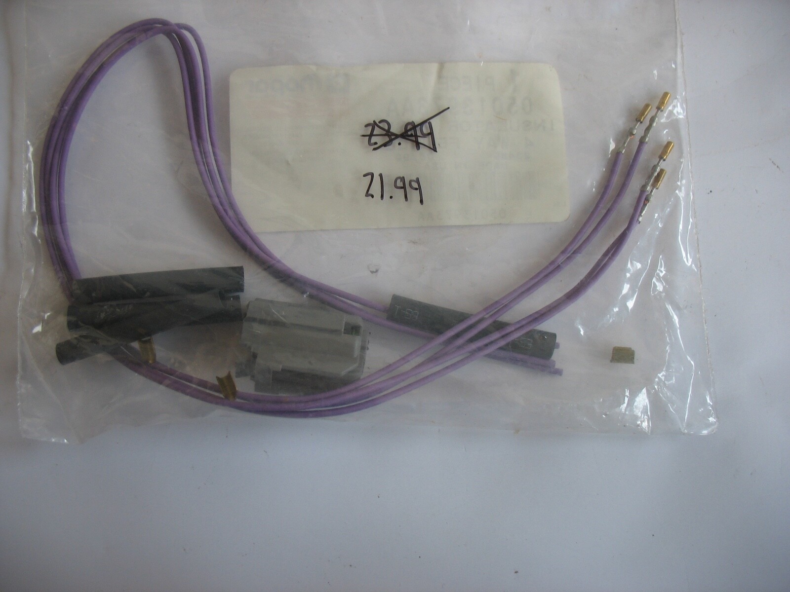 NOS GENUINE Mopar 4-Way INSULATOR FEMALE Connector Wiring Pigtail ...