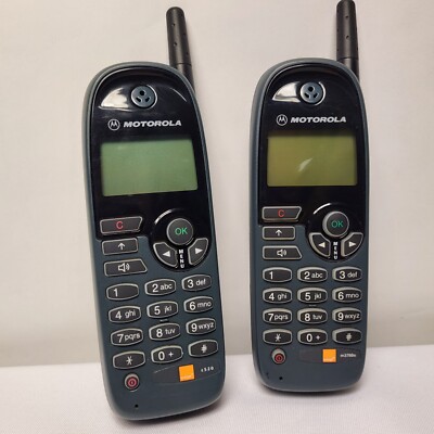 2x Vintage Motorola C520 & M3788e Mobile Phone Bundle Retro Brick Phone ...