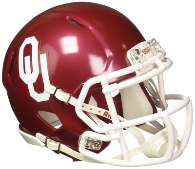 Riddell NCAA Mens Speed Mini Helmet Oklahoma Sooners 7.5" x 6.5" | eBay