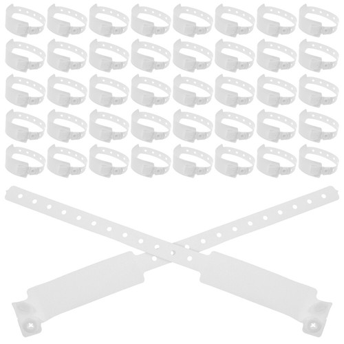 100pcs Blank Writable Medical Wristbands Disposable Hospital ID Bands ...