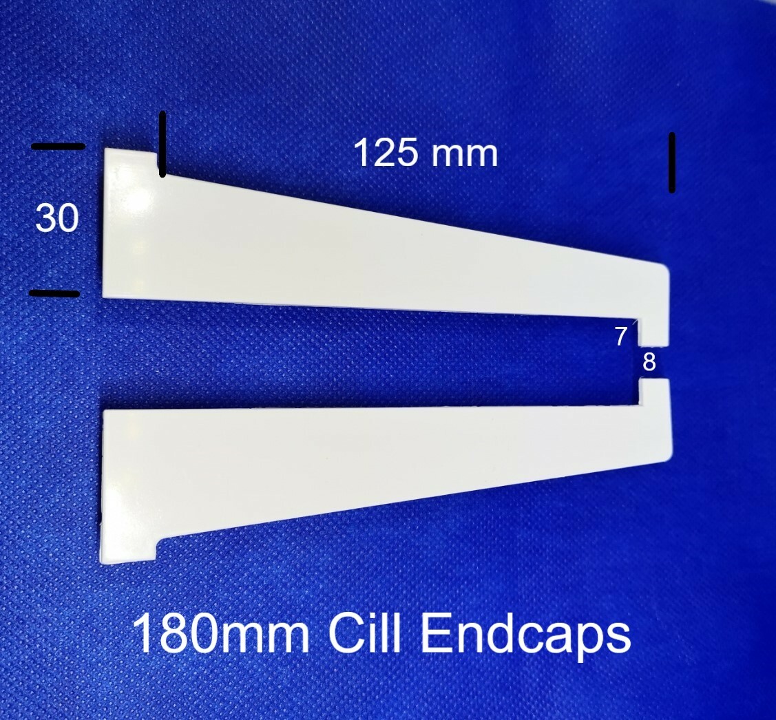 uPVC Cill/Sill External End Caps Various Sizes In White | eBay UK