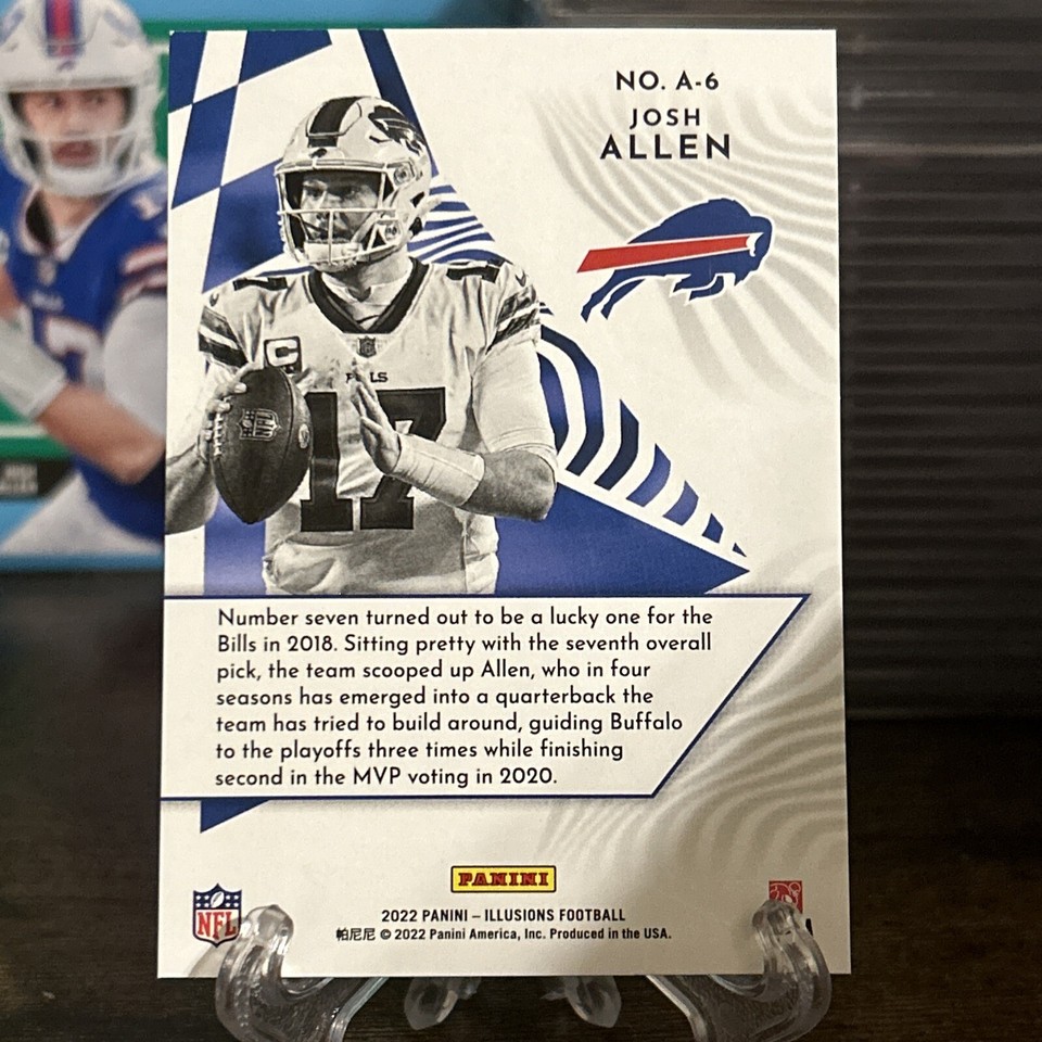 2022 Panini Illusions Josh Allen Amazing Insert Buffalo Bills QB #A-6 ...