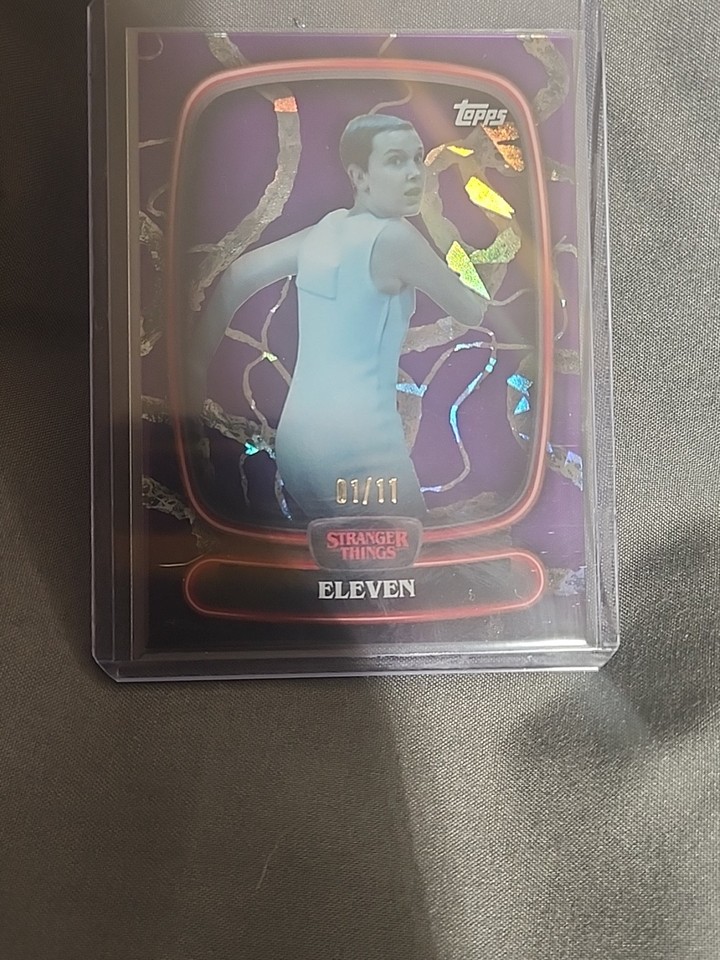 2025 Topps Stranger Things High Tek Eleven #11 Purple Vines Ssp #1/11 ...