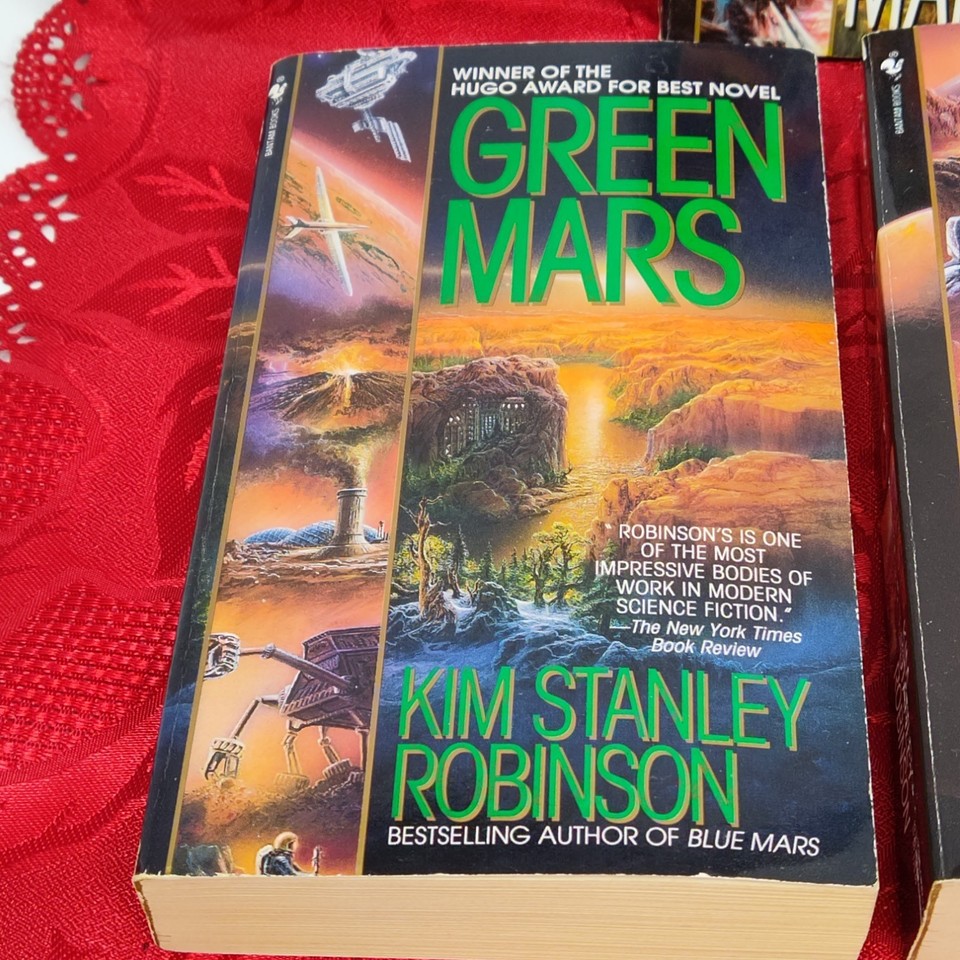 3X Kim Stanley Robinson Mars Trilogy Red Mars Green Mars Martians ...