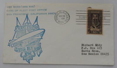 USS Barb (SSN 596) September 26 1964 Honolulu Hawaii | eBay