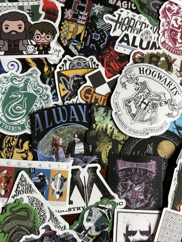New HARRY POTTER 70 Piece Waterproof Vinyl Stickers Decals Water Bottle ...