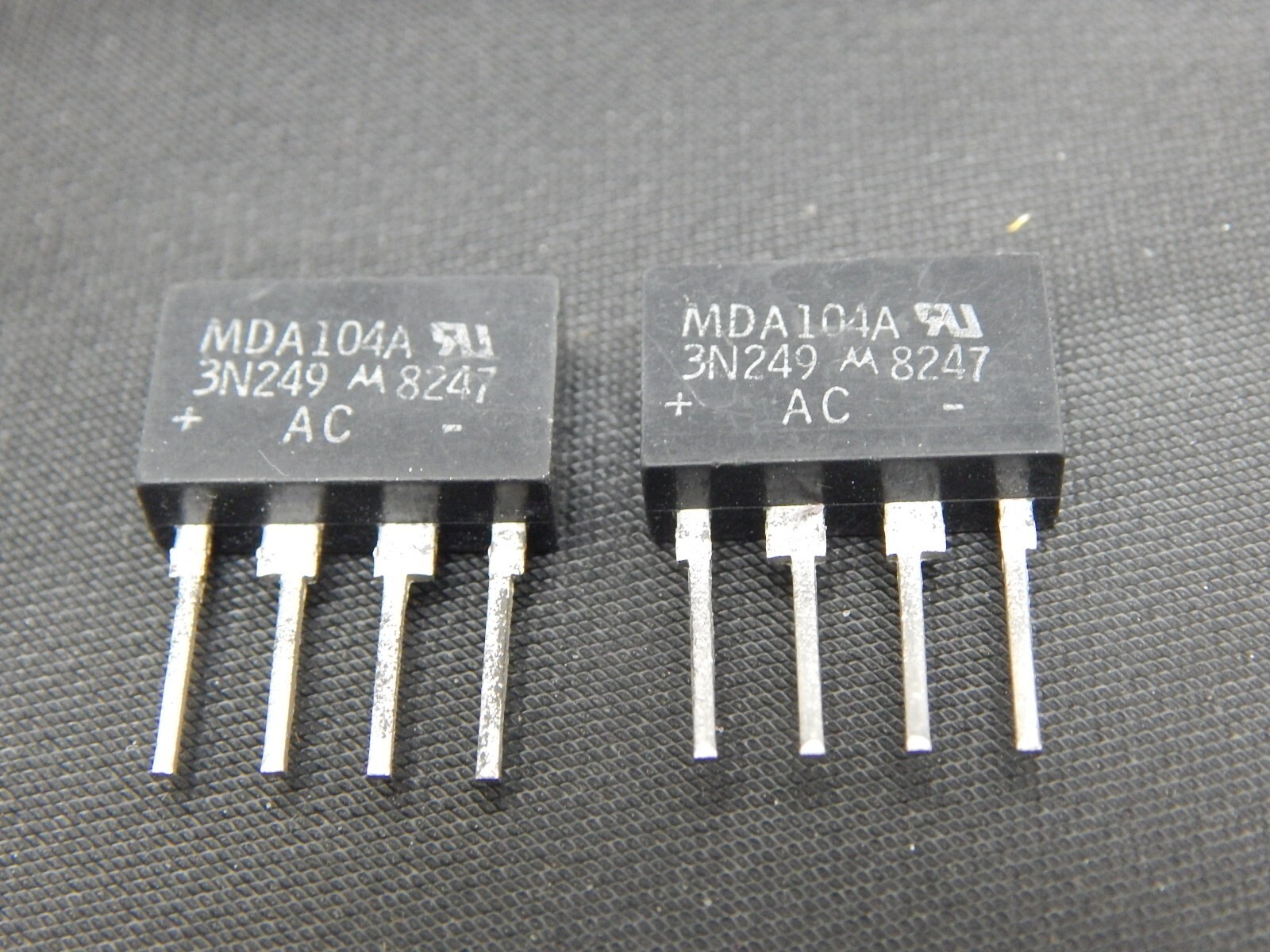 MOTOROLA BRIDGE MDA104A RECTIFIER 3N249 - LOT OF 2 PIECES - USA FAST ...