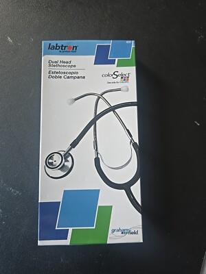 Labtron Dual Head Stethoscope #400 Black New in Box | eBay