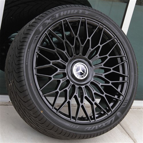 (4)SET 24X10 5X130 FLOW FORGED WHEEL/TIRE PKG BENZ G WAGON W463 G550 ...