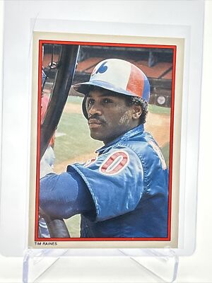 1984 Topps All-Star Set Tim Raines Baseball Card #37 Mint FREE SHIPPING ...