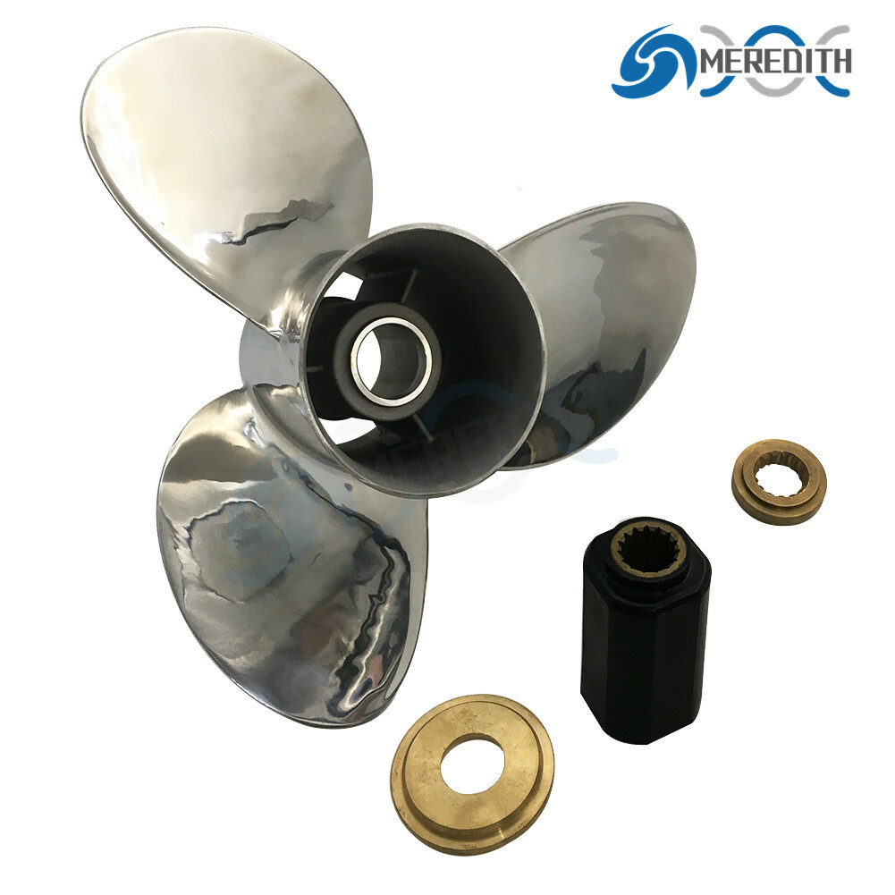 15-1/4"x19" Stainless Steel Propeller for Yamaha 150-300HP OEM 6CE ...