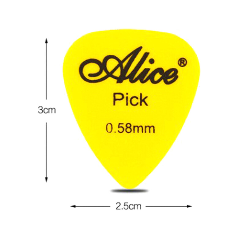 20/100PCS Guitar Pick Acoustic Bass Pic Plectrum Mediator Thickness Mix ...
