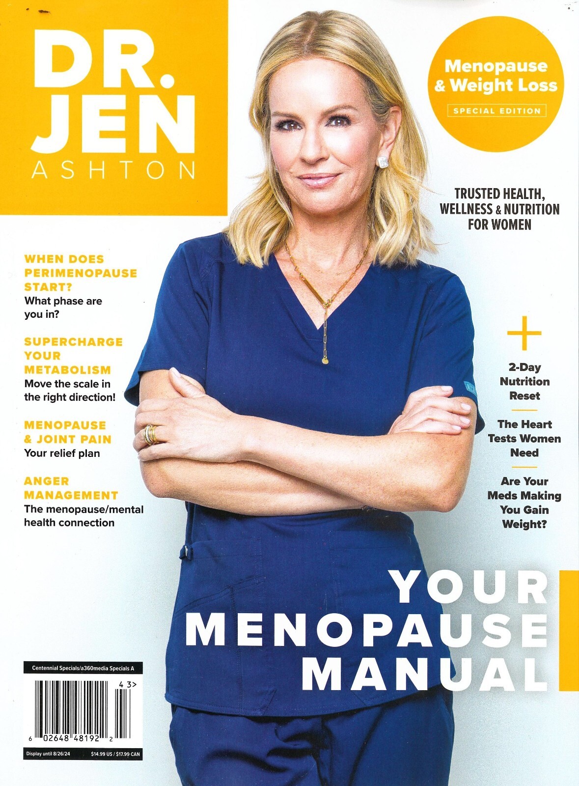 Dr. JEN ASHTON MAGAZINE - SPECIAL 2024 - YOUR MENOPAUSE MANUAL | eBay