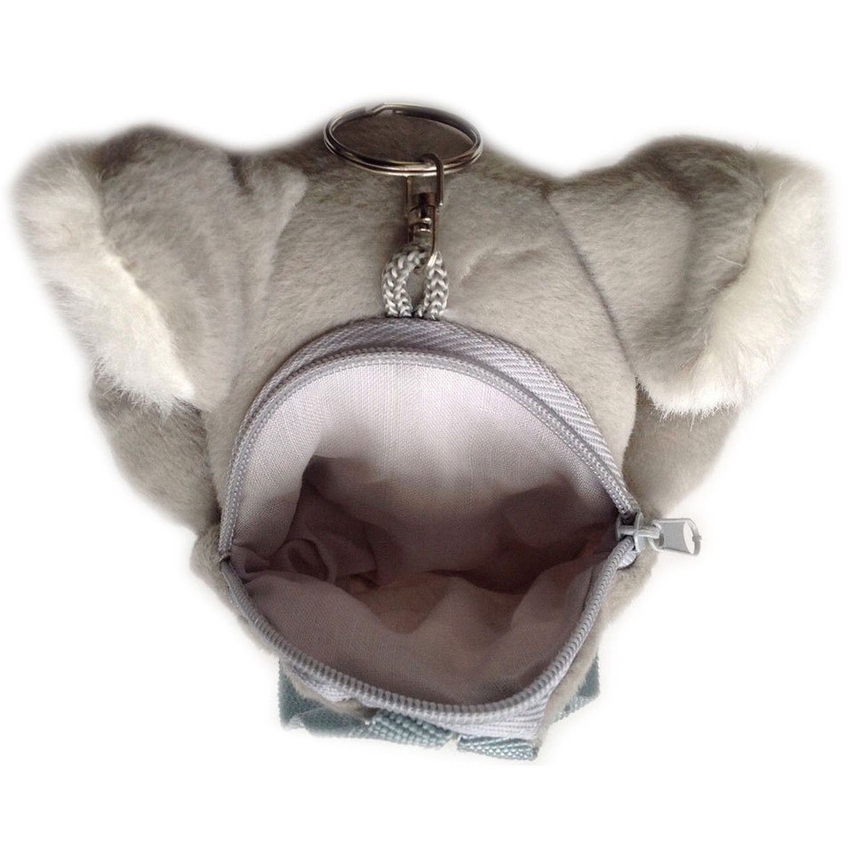 Cute Koala 3D Plush Keychain Coin Pouch Bag Purse Accessory New | eBay